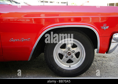 Red Chevrolet Impala SS Super Sport classic car Stock Photo - Alamy