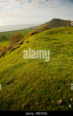 Pen Dinas Iron age hillfort at Penparcau near Aberystwyth Ceredigion ...