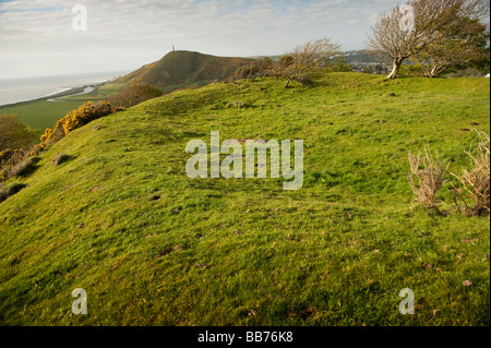 Pen Dinas Iron age hillfort at Penparcau near Aberystwyth Ceredigion ...