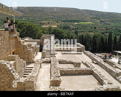 Knossos Labyrinth Greece Crete Stock Photo - Alamy