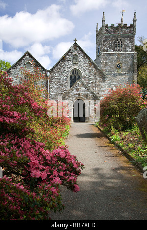 Veryan Church; Cornwall; UK Stock Photo - Alamy