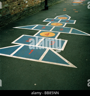 children's education game in playground Stock Photo - Alamy