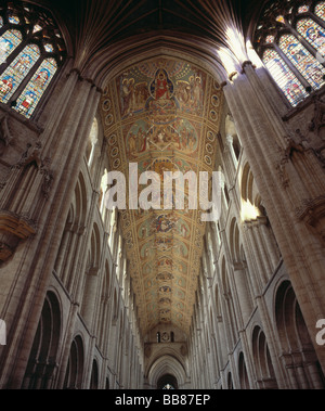 The ceiling of the Nave of Ely Cathedral with Henry Styleman Le Strange ...