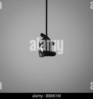 "Man hanging out" sculpture, by David Cerny. Prague, Czech Republic ...