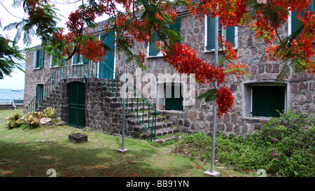 Nevis Alexander Hamilton house; Birthplace; Charlestown; Island of ...