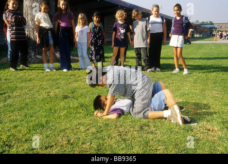 boy fight school playground argue wrestle disagree bully beat anger ...