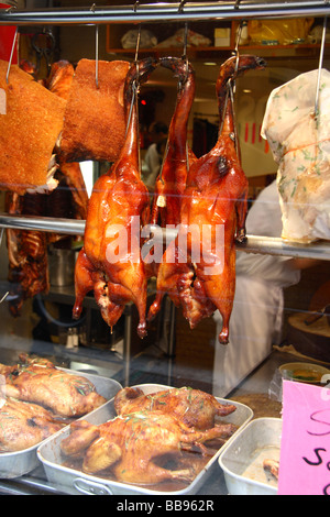 Chinese butcher shop in Chinatown San Francisco Stock Photo - Alamy