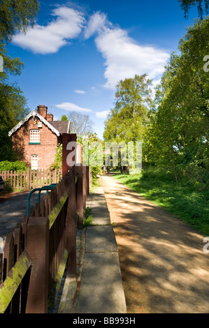Whitegate Station on The Whitegate Way, Cheshire, England, UK Stock ...
