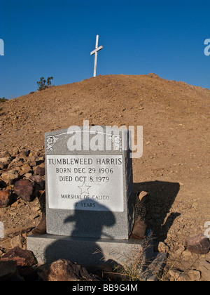 cemetery of " ghost town " Calico Stock Photo - Alamy