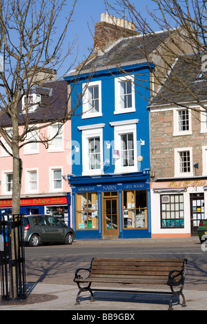 The Market Square, Duns in the Scottish Borders Stock Photo - Alamy