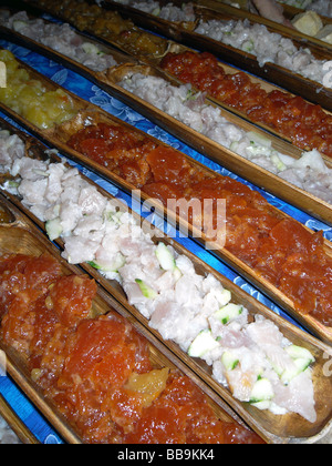 Poisson cru (raw fish with coconut milk), Bora Bora, Society Islands ...