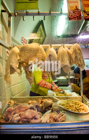 Tripe shop in the carrugi Genoa Italy Stock Photo - Alamy