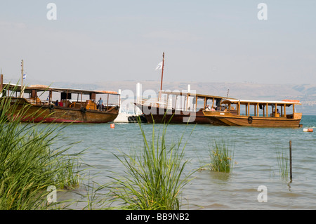 Israel Sea of Galilee A one to one replica of Jesus Boat Old wooden ...