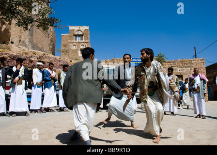 Swords dance, jambiya dance, Yemen Stock Photo - Alamy