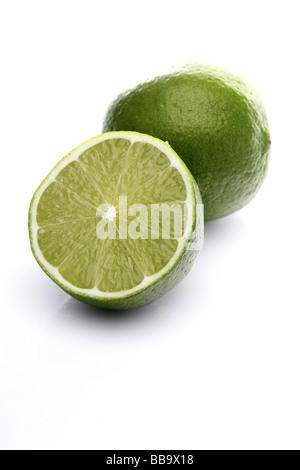 Lime, Citrus aurantiifolia, Green, Citrus, aurantiifolia Stock Photo ...