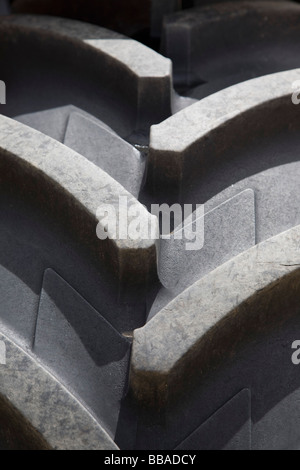 Close up of a tractor tire, Front end loader Stock Photo - Alamy