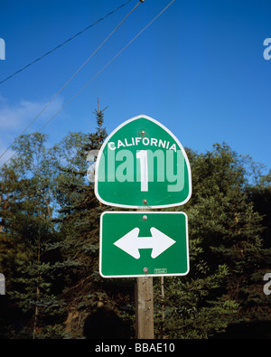 highway direction sign Stock Photo - Alamy