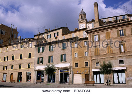 Italy Marche Macerata Piazza Mazzini Stock Photo: 87057634 - Alamy