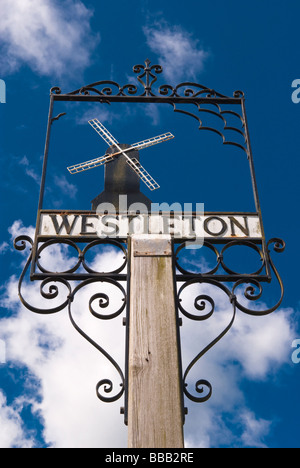 Village sign, Westleton, Suffolk, UK Stock Photo - Alamy