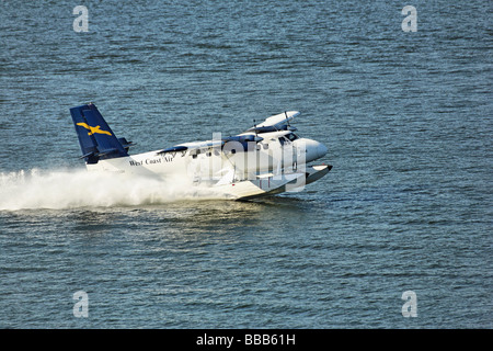 Float planes are common on Burrard Inlet in Vancouver British Columbia ...