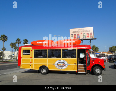 Huntington Beach Sightseeing Bus connecting the beach towns in Orange ...