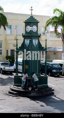 St Kitts The Circus Berkeley Memorial Clock Basseterre landmark Stock ...