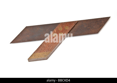 Carpenters Mitre square isolated on a white studio background Stock ...