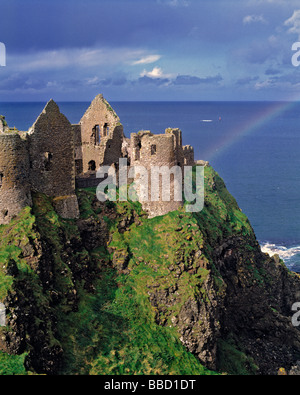Dunluce Castle, Coleraine, Northern Ireland, United Kingdom, Europe ...