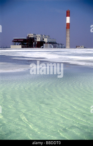 Botswana Ash, Salt Works Stock Photo - Alamy