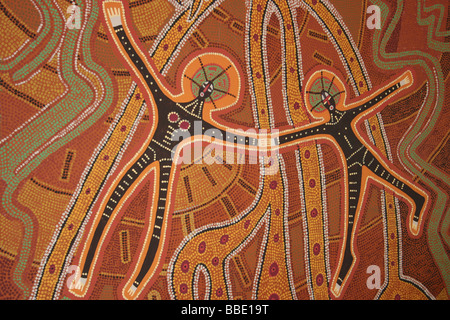 Biami The Good Spirit In An Aboriginal Dreamtime Mural At Blue Planet ...