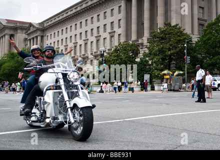 Thousands of Motorcycles on the streets of Washington DC, the annual ...