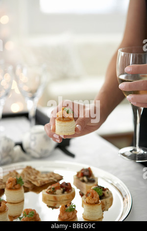 Tray with traditional Christmas food from Nicaragua known as relleno ...