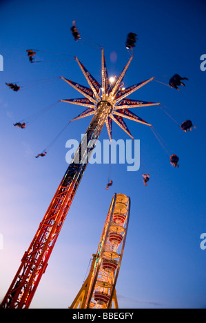 Fairground and Amusementpark Rides, Toronto, Ontario, Canada Stock ...