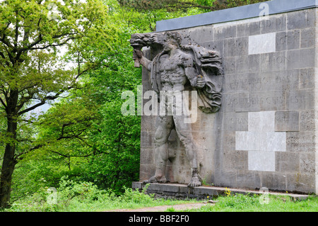 Nazi statue of Germanic torchbearer, Vogelsang training college ...