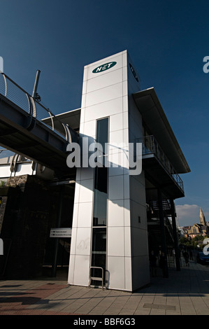 nottingham tram station street lifts of the net tram network Stock ...