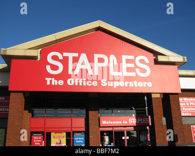 Staples office superstore at Marsh Barton Retail park Exeter Devon UK ...