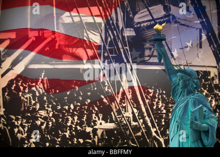 Statue of Liberty immigration immigrants composite Lady Liberty ...