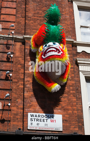 Wardour Street sign in London's Chinatown Stock Photo - Alamy