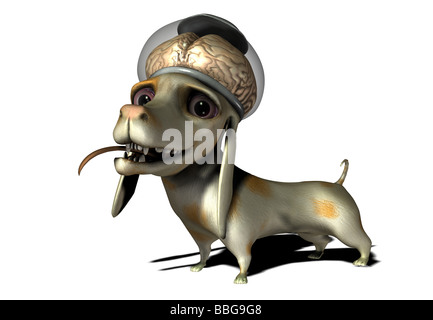 alien dog toon Stock Photo - Alamy