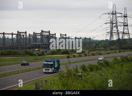 Rayleigh sub power station part of the National Grid in Essex U K Stock ...