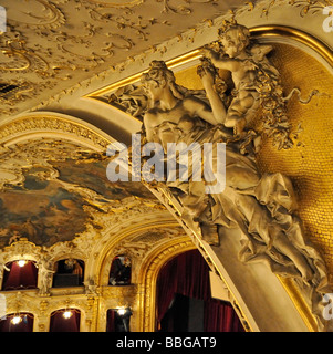 Prague State Opera house interior (Státní opera Praha), Prague, Czech ...
