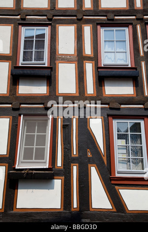 House facade, historic, half-timber, old town, Celle, Lower Saxony ...