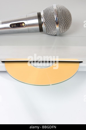 cd player microphone Stock Photo - Alamy