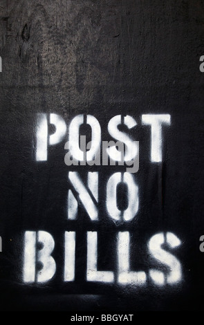Post No Bills Stock Photo - Alamy