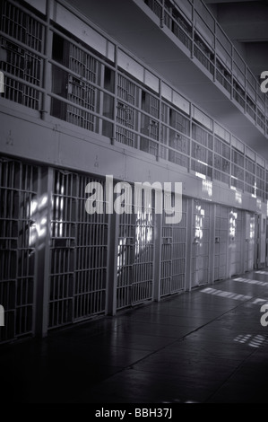 Alcatraz Prison cell windows Stock Photo - Alamy