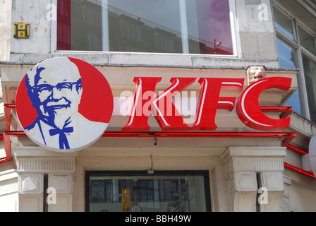 KFC logo, KFC (Kentucky Fried Chicken) restaurant, Westfield Mall of ...