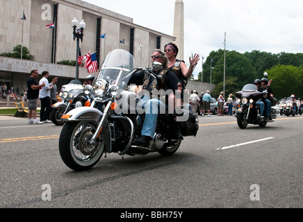 Thousands of Motorcycles on the streets of Washington DC, the annual ...