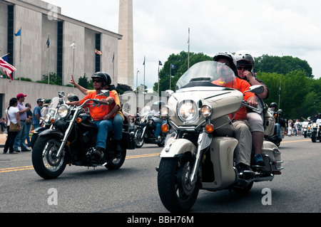 Thousands of Motorcycles on the streets of Washington DC, the annual ...