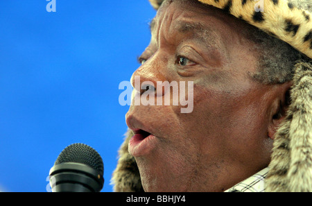 Senior Inkatha Freedom Party IFP leader and member of the Zulu Royal ...