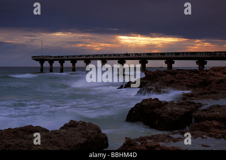 Shark Rock Pier, Port Elizabeth, South Africa -- January 10, 2018 ...